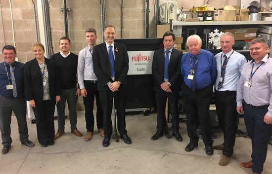 Fujitsu donates ac to Glasgow college - Cooling Post