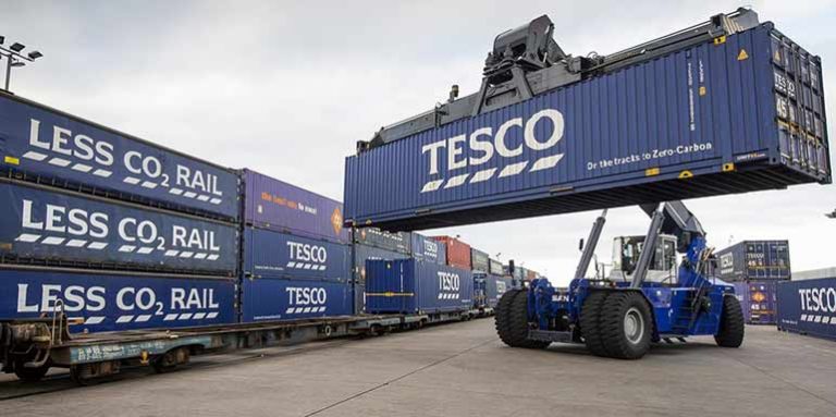 Tesco lets the train take the CO2 strain - Cooling Post