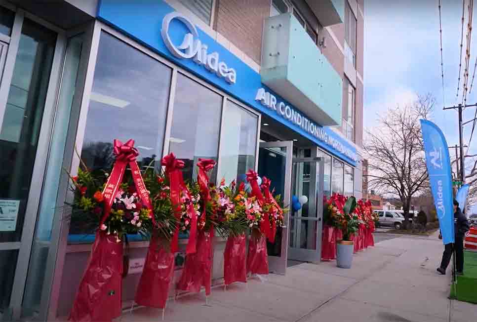 Midea opens showroom in New York - Cooling Post