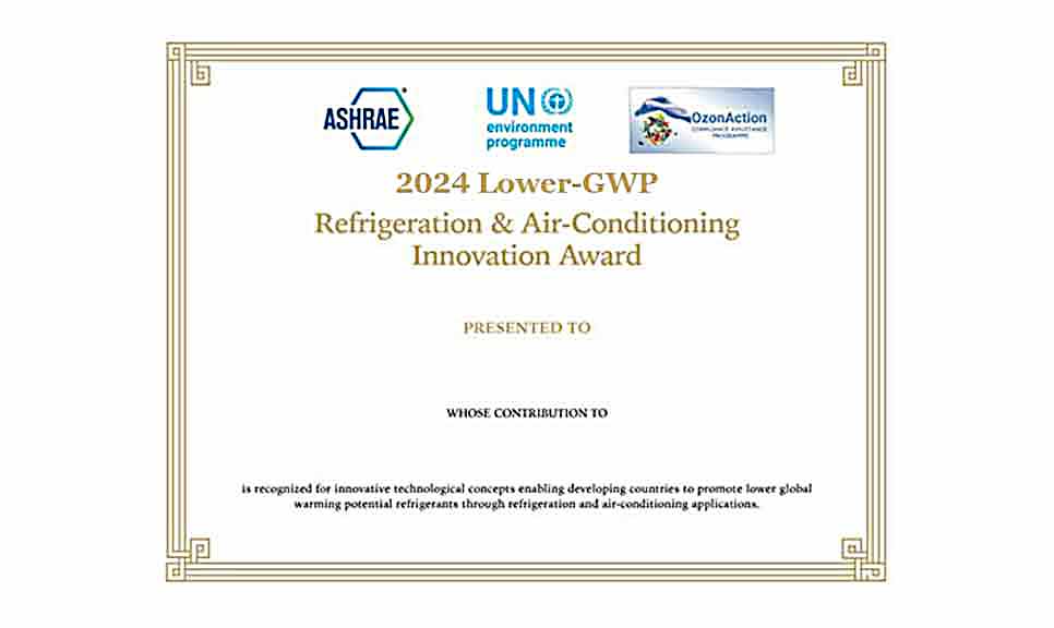 Entries invited for lower GWP award - Cooling Post