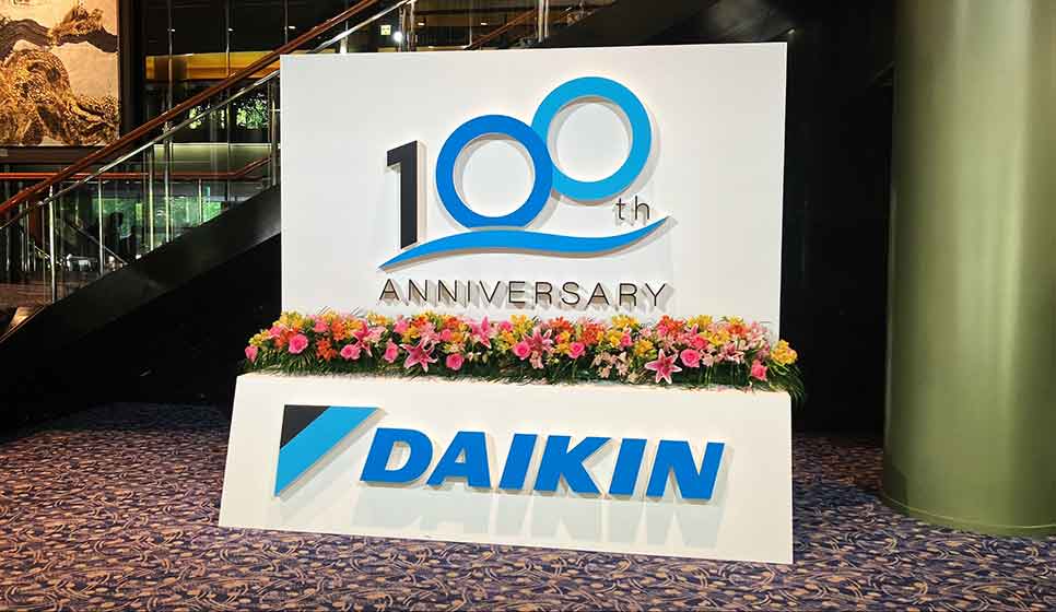 Daikin celebrates 100 years - Cooling Post